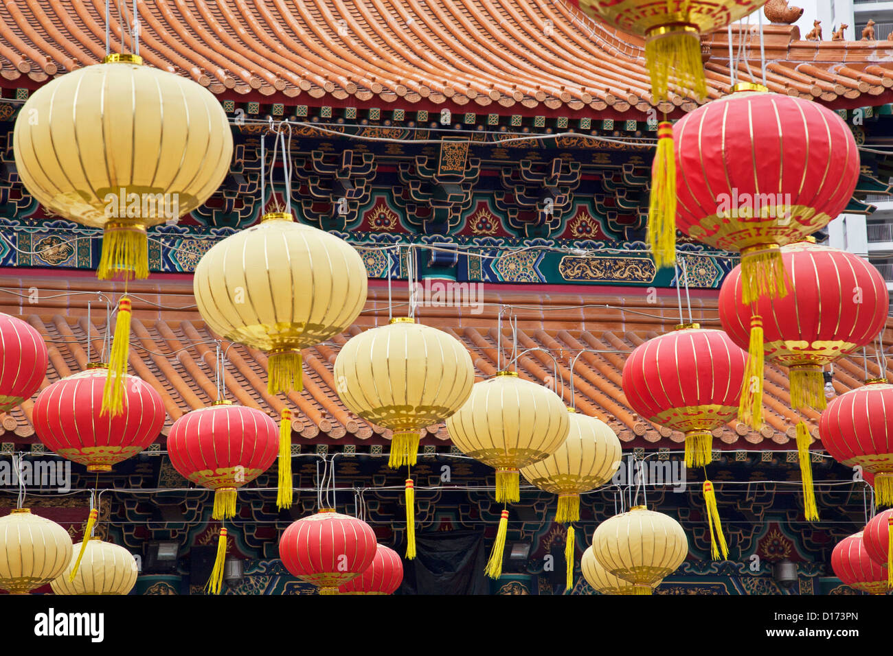 Wong tai sin tempel hong kong china chinesische laternen -Fotos und ...