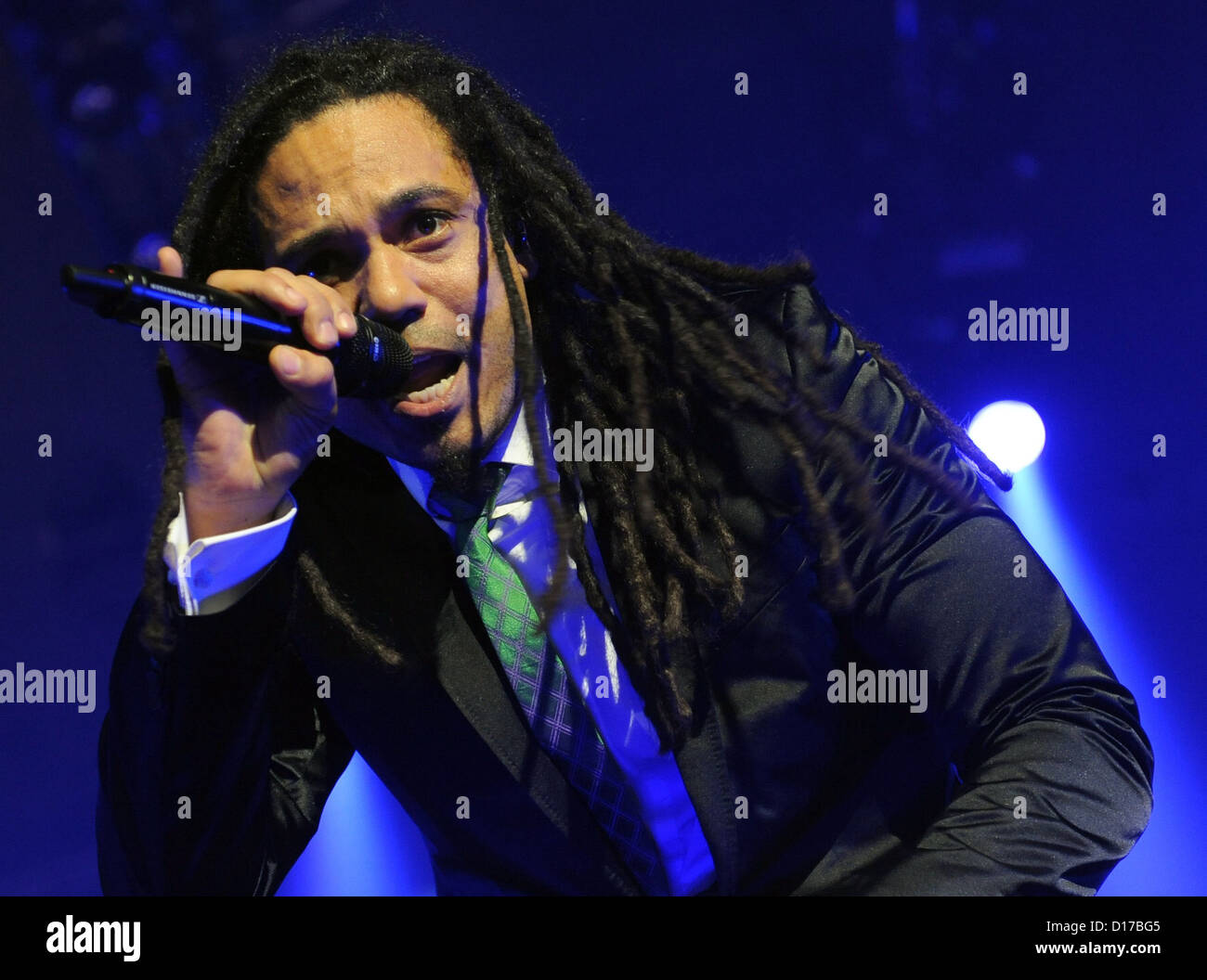 Singer'Eased' (Frank A. Delle) der deutschen band Seeed-Peforms auf der ...