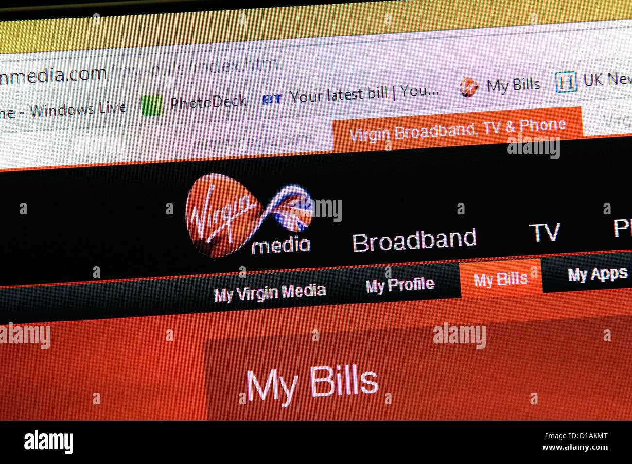 Virgin media -Fotos und -Bildmaterial in hoher Auflösung – Alamy