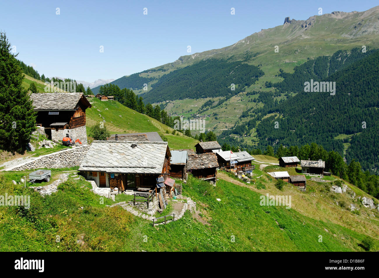 Walliser Landschaft Stockfotos und -bilder Kaufen - Alamy