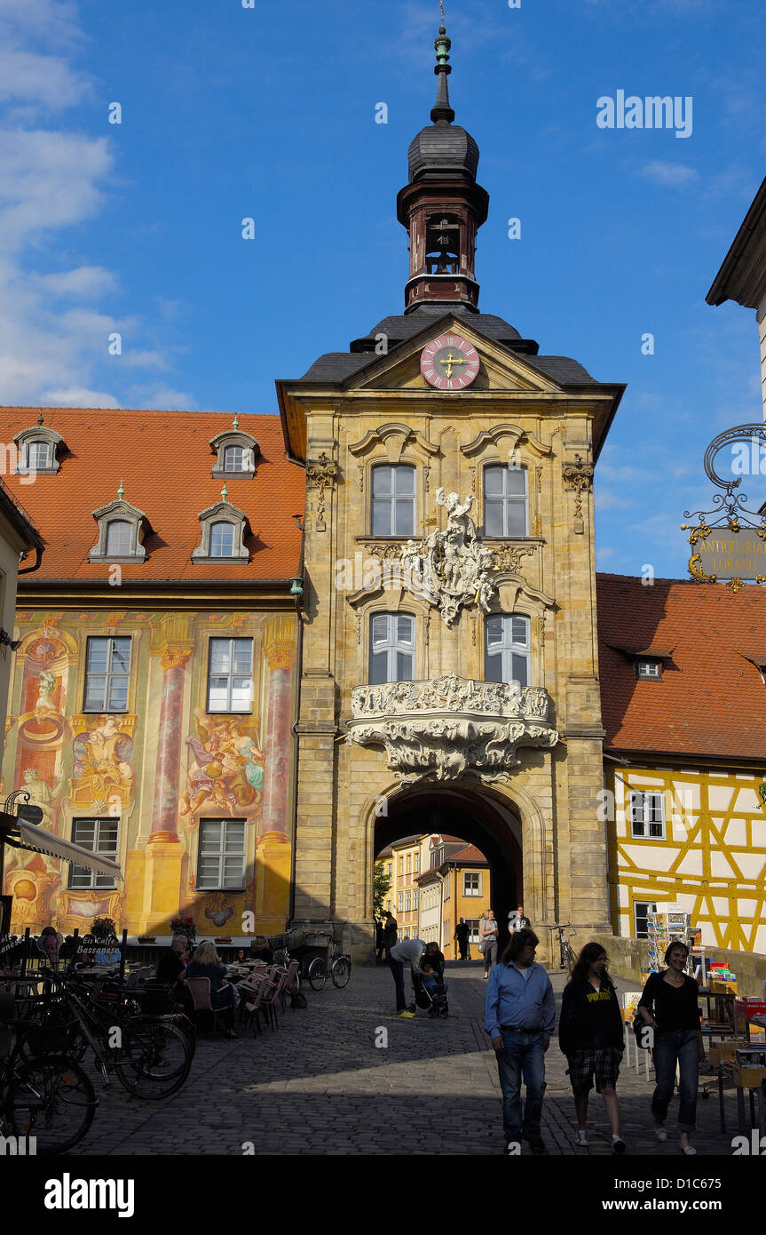 Bamberg, Altes Rathaus, altes Rathaus, UNESCO-Weltkulturerbe, Franken ...