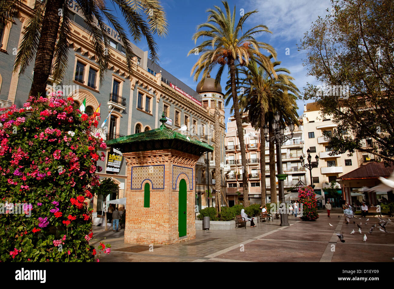 Plaza de Las Monja Huelva Andalusien Spanien Stockfotografie - Alamy
