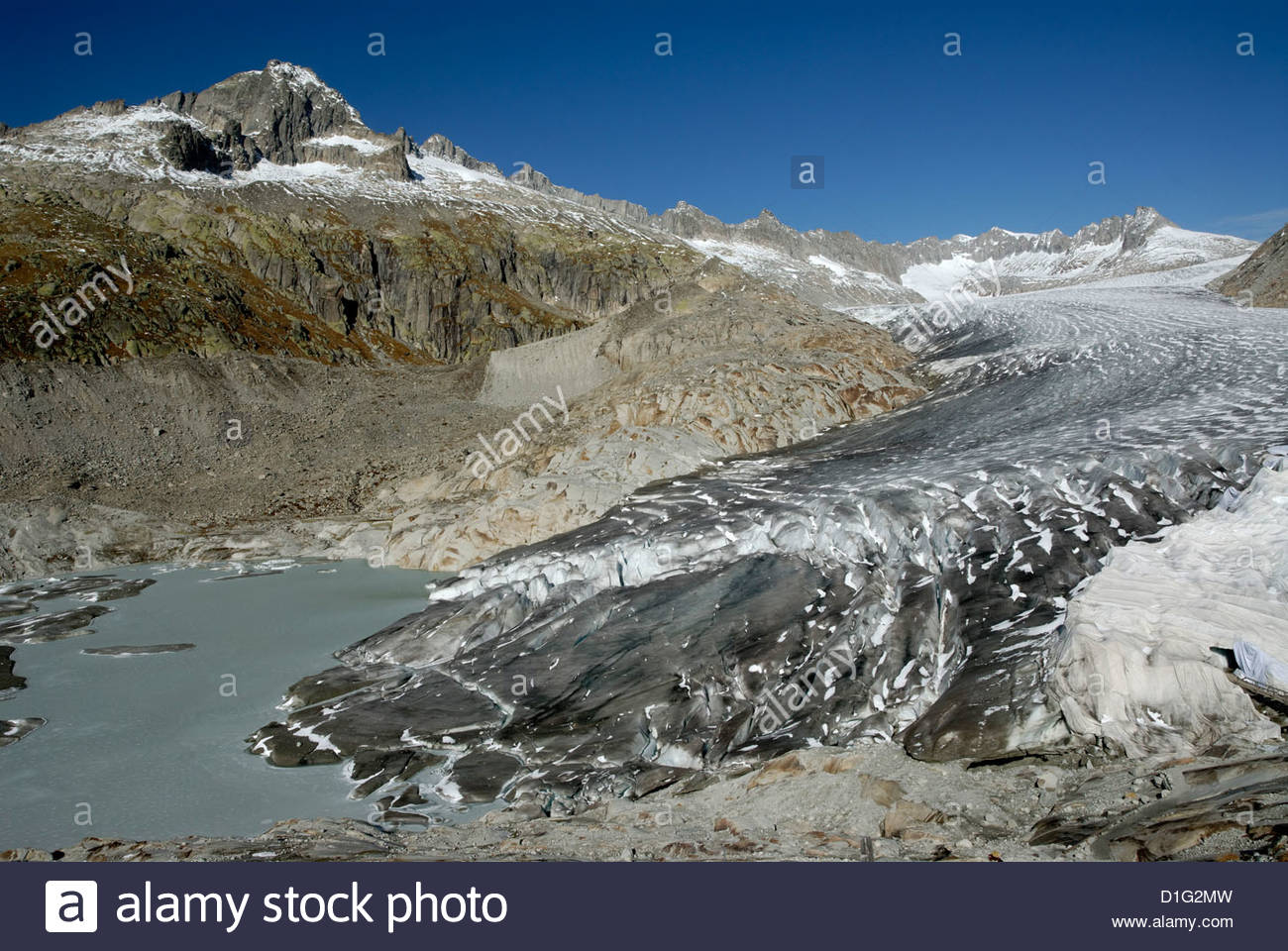 Rhone Glacier Stockfotos und -bilder Kaufen - Alamy