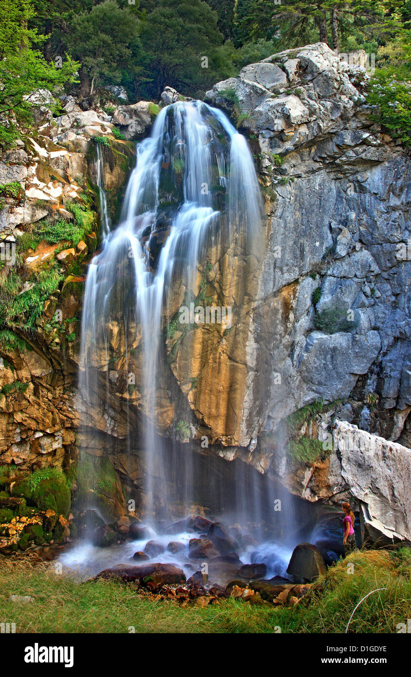 Einer der zwei Wasserfälle "Souda", ganz in der Nähe Theodoriana ...