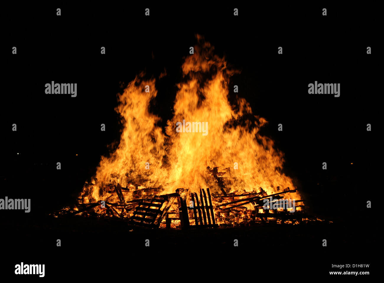 Guy Fawkes Bonfire Night Stockfotografie - Alamy