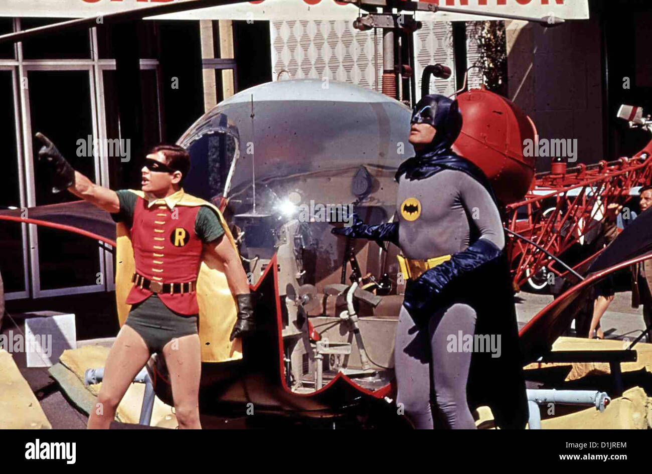 Batman Batman Robin (Burt Ward), Batman (Adam West) *** lokalen Caption *** 1989 WB clips 03/99 ...