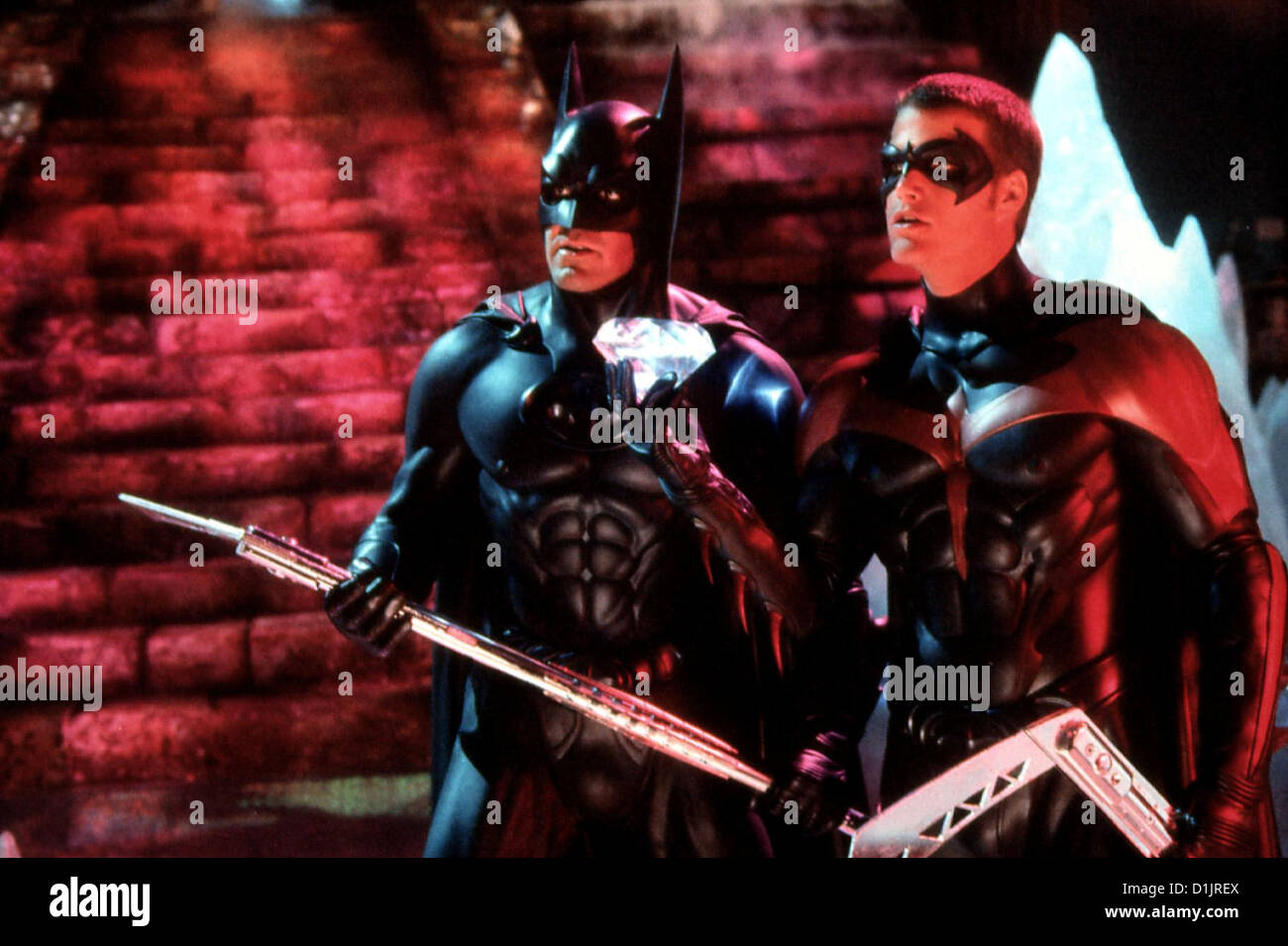 & Robin Batman Batman und Robin Batman (George Clooney), Robin (Chris O ...