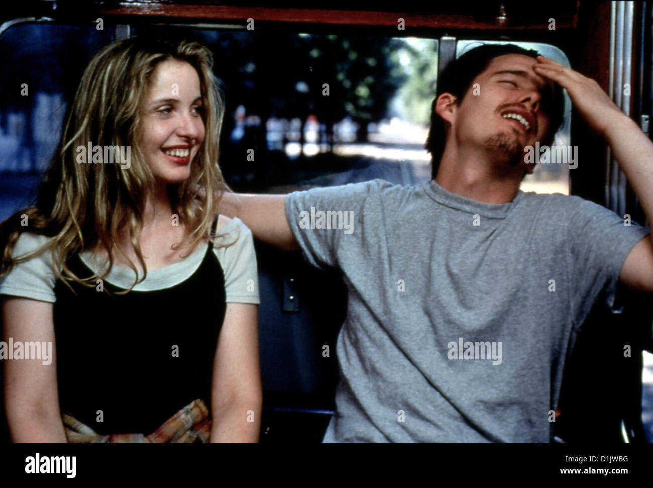 Vor Sonnenaufgang vor Sonnenaufgang Celine (Julie Delpy) Jesse (Ethan ...