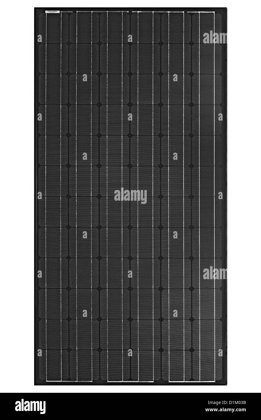 Photovoltaik solaranlage Schwarzweiß-Stockfotos und -bilder - Alamy