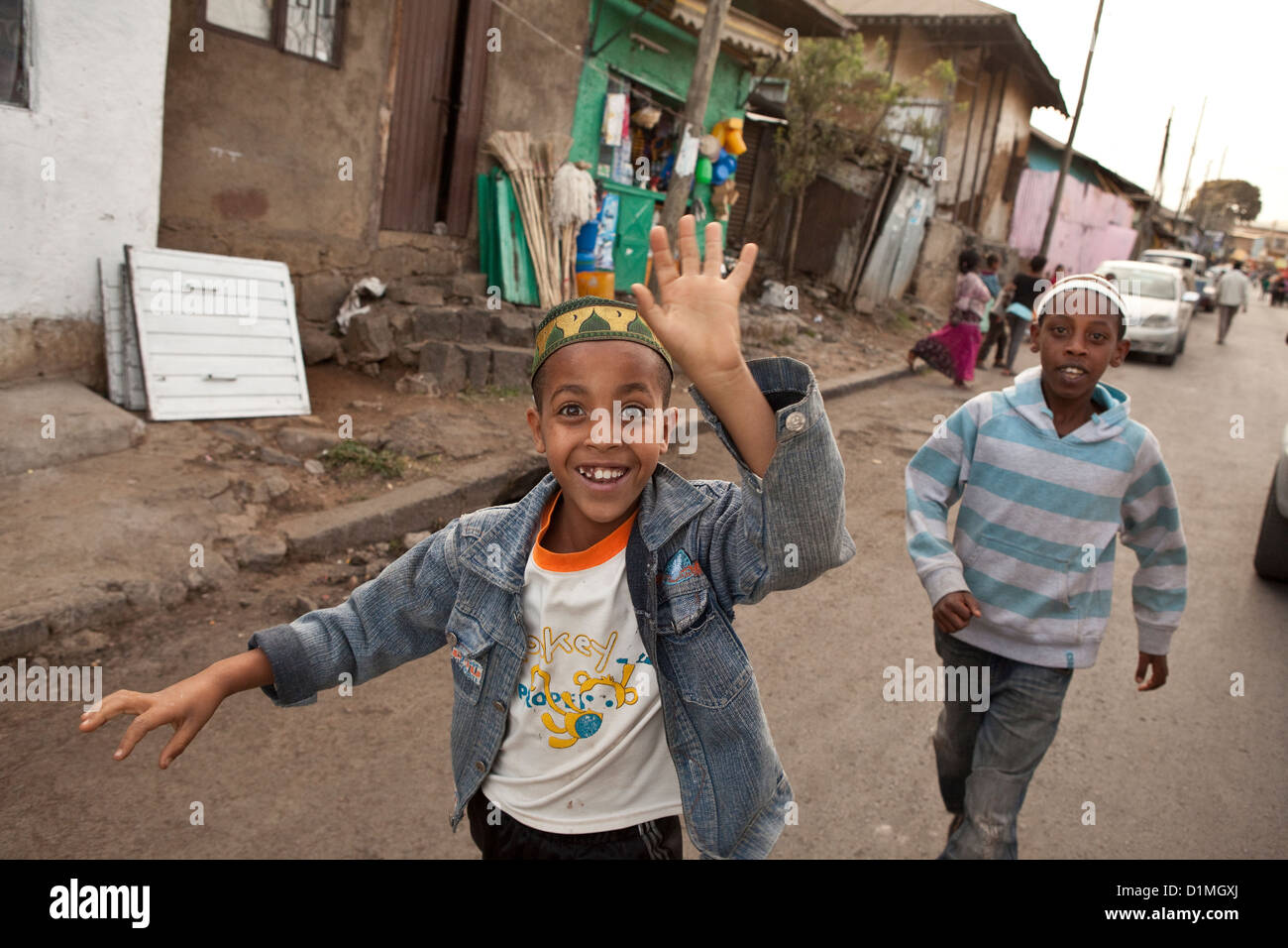 Children in addis ababa poor Stockfotos und -bilder Kaufen - Alamy