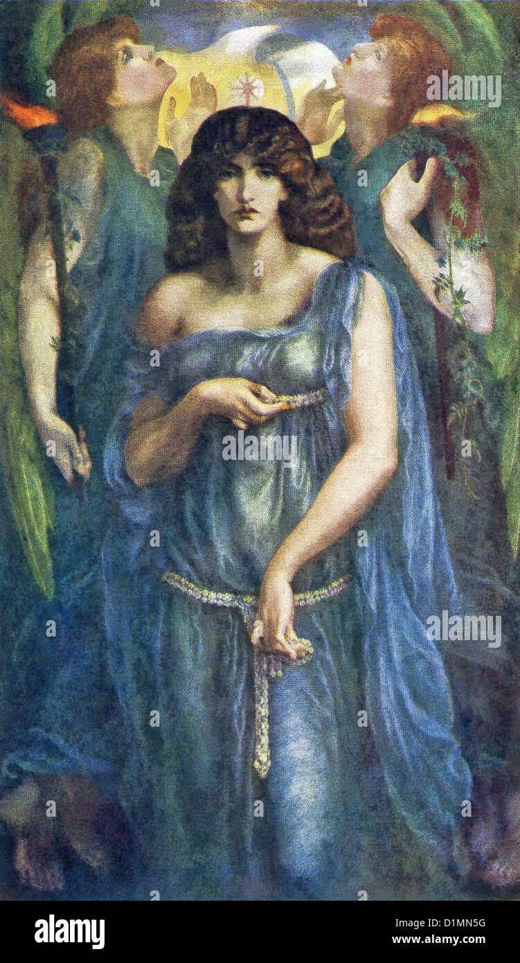 Dieses Gemälde von Rossetti, mit dem Titel Astarte Syriaca (und auch ...