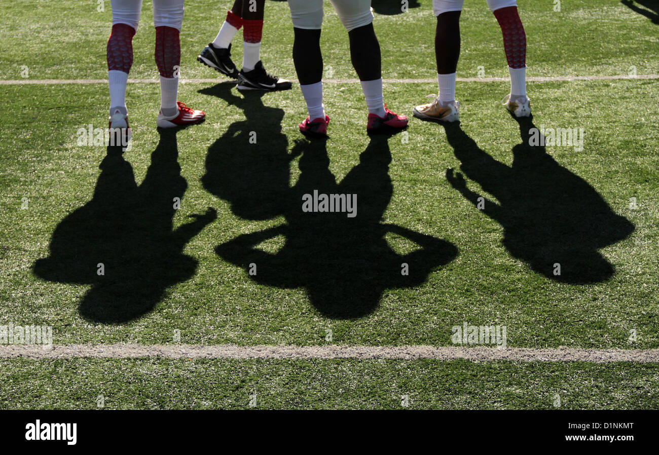 Corey Cooper, ein Wide Receiver für die Ostküste-Team für die Semper ...