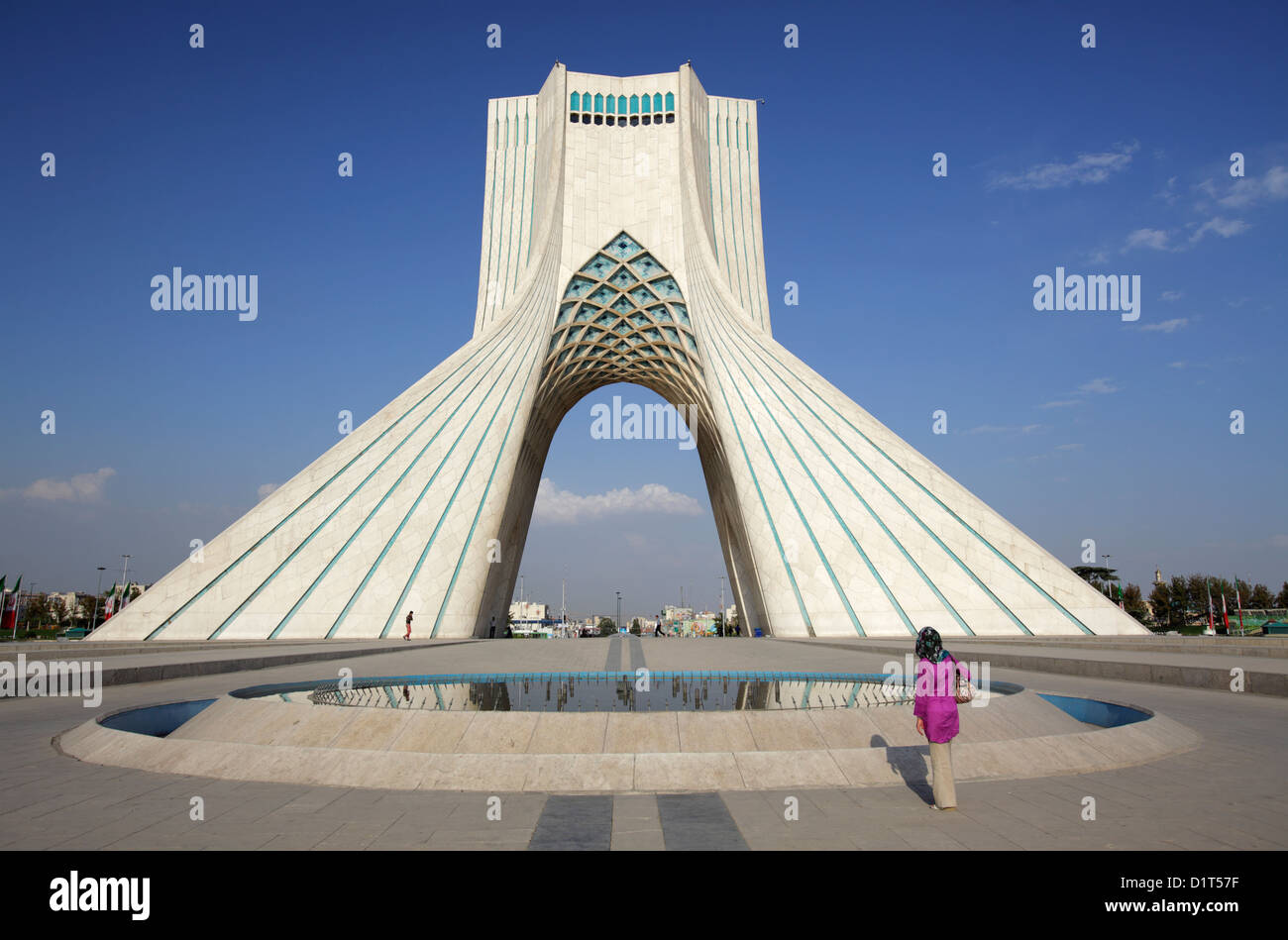 Das Azadi-Turm oder King Memorial Tower, Teheran, Iran Stockfotografie ... Das Azadi-Turm oder King Memorial Tower, Teheran, Iran Stockfotografie ...