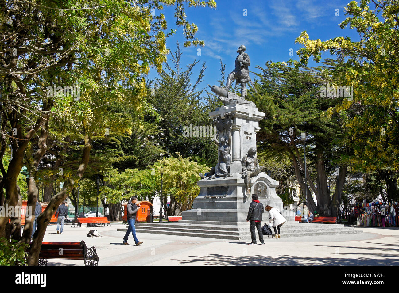 Ferdinand Magellan Monument Plaza Muñoz Gamero, Punta Arenas ...