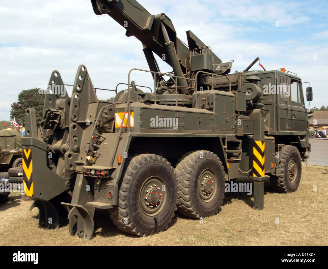 Krieg und Frieden-Show... Foden GS wrecker Stockfotografie - Alamy