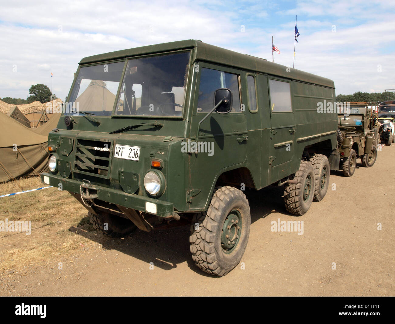 Krieg und Frieden-Show... Volvo C303 Laplander Stockfotografie - Alamy