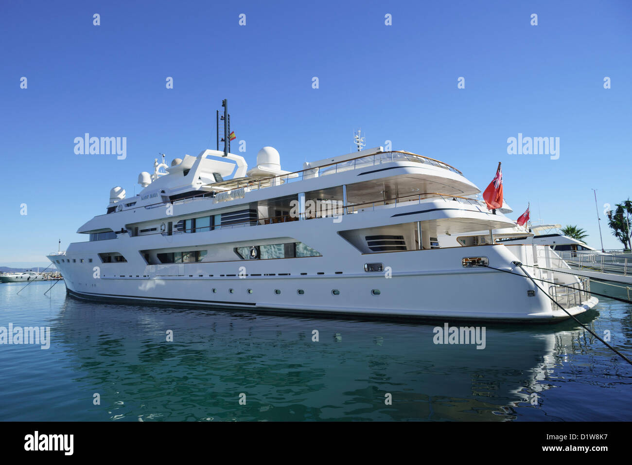 Spanien, Andalusien - Puerto Banus, Marbella. Luxus-Yacht-Marina-Hafen ...