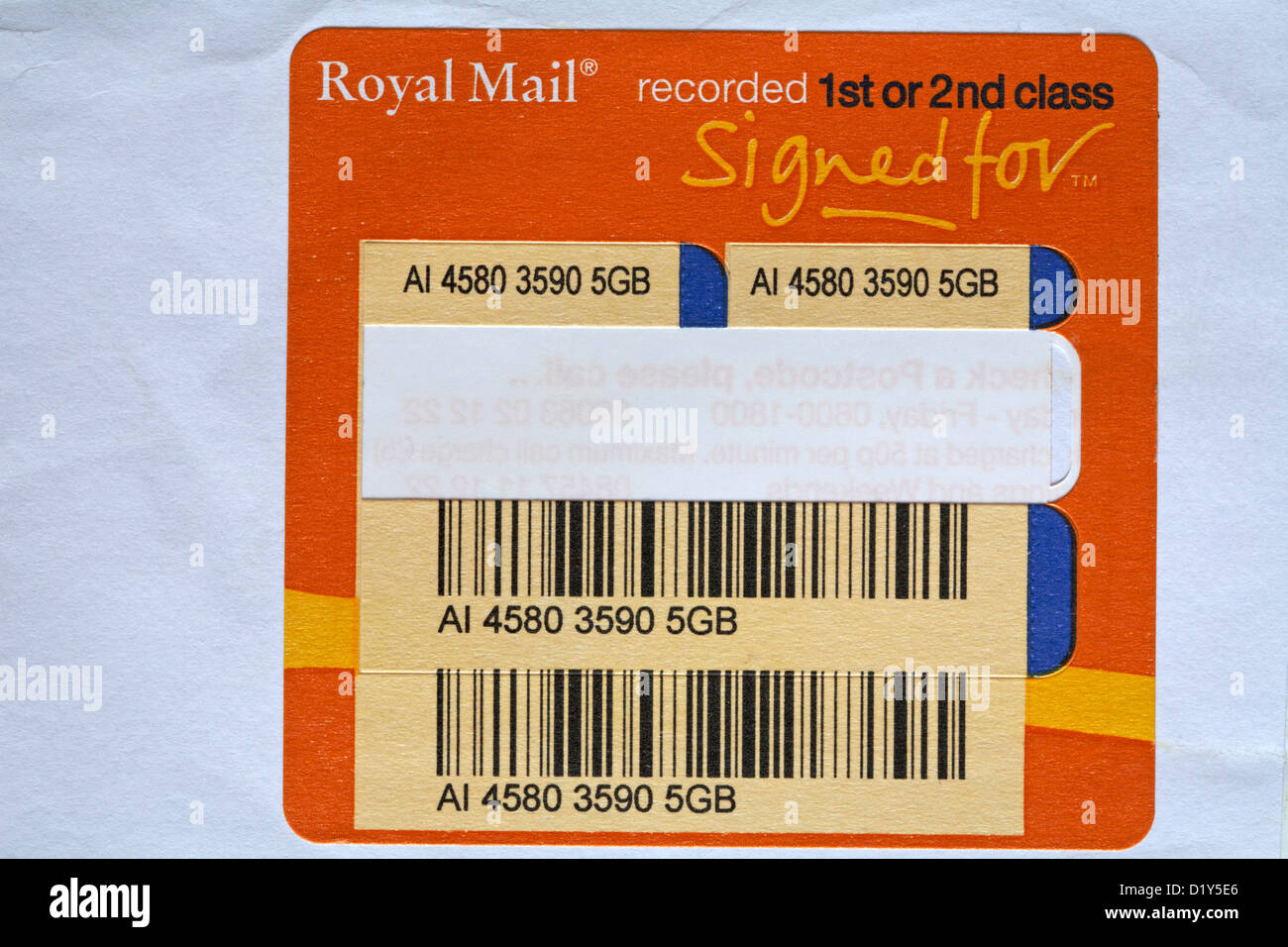 Royal mail barcodes -Fotos und -Bildmaterial in hoher Auflösung – Alamy
