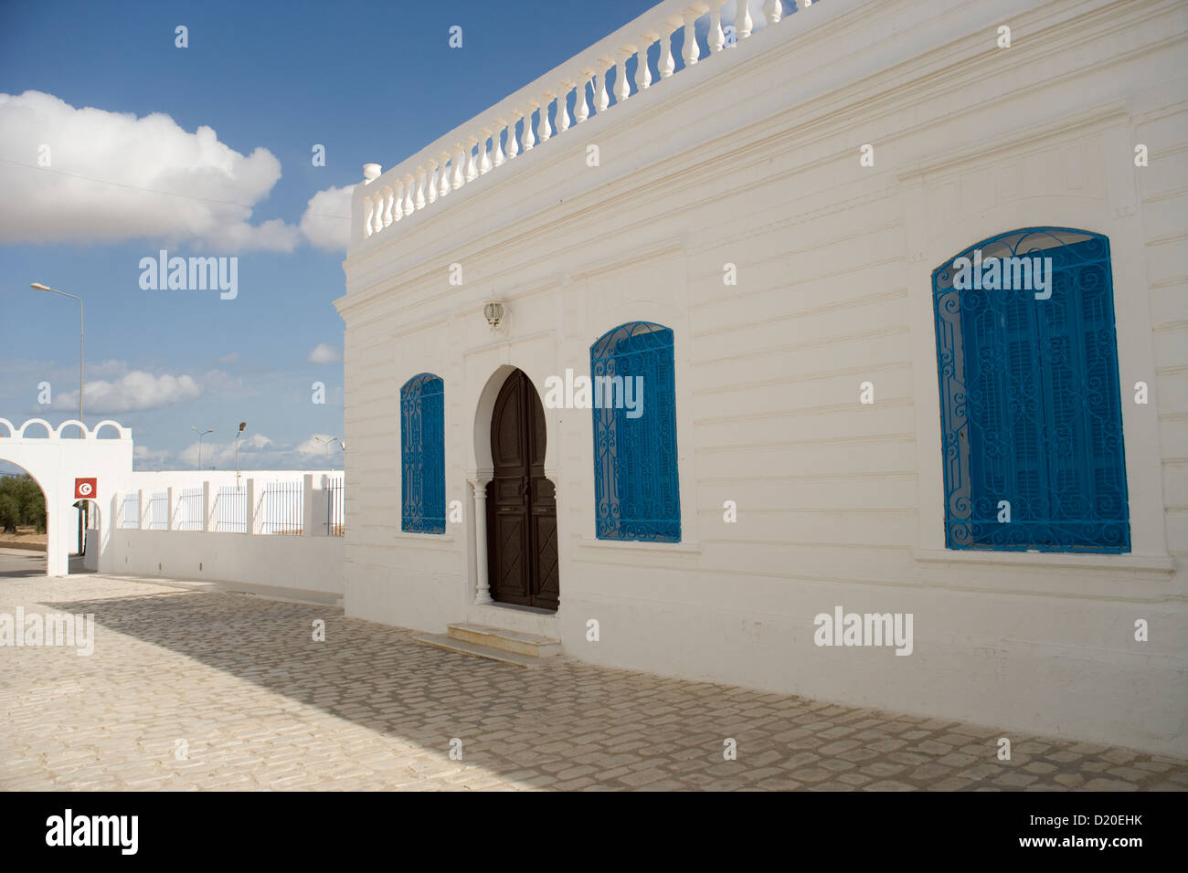 Die El-Ghriba-Synagoge auf der Insel Djerba in Tunesien Stockfotografie ...