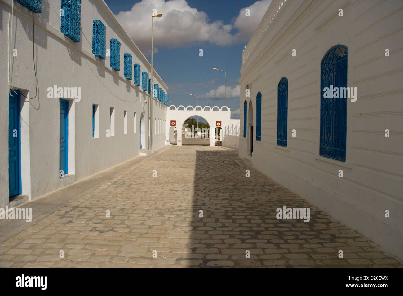 Die El-Ghriba-Synagoge auf der Insel Djerba in Tunesien Stockfotografie ...