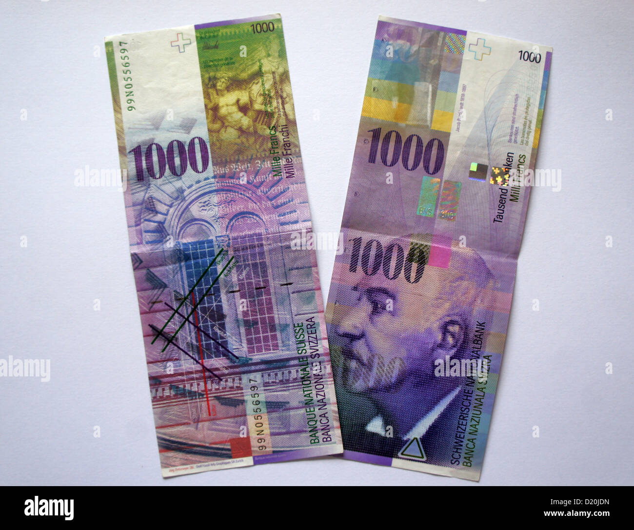 1000 swiss francs -Fotos und -Bildmaterial in hoher Auflösung – Alamy