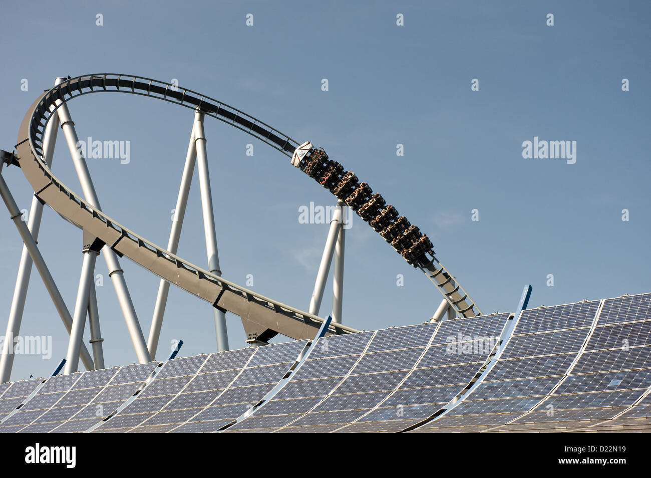 Rust, Deutschland, dem Silver Star im Europapark Rust Stockfotografie ...