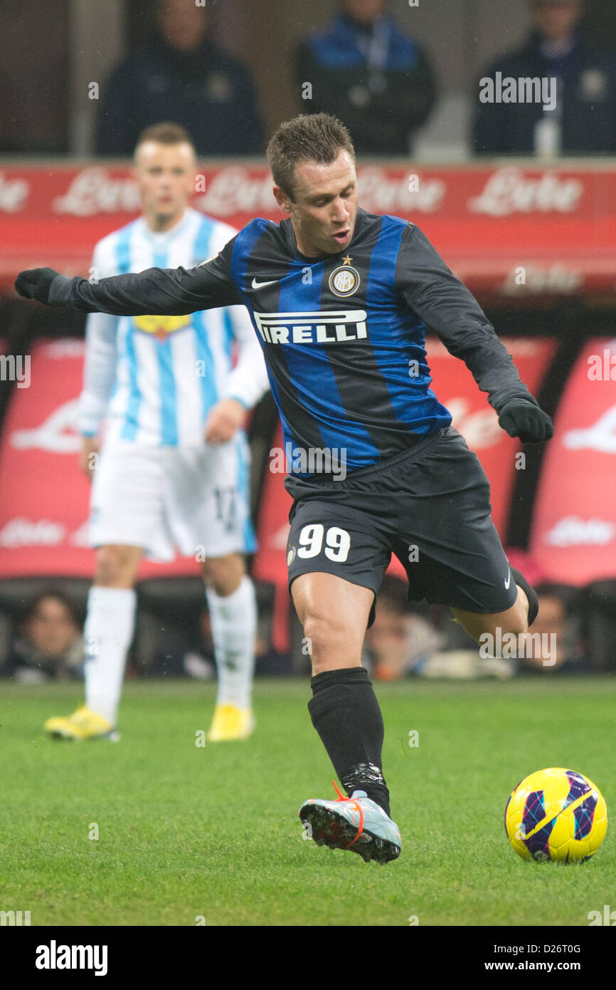 Antonio Cassano (Inter), 12. Januar 2013 - Fußball / Fußball: italienische "Serie A" match ...