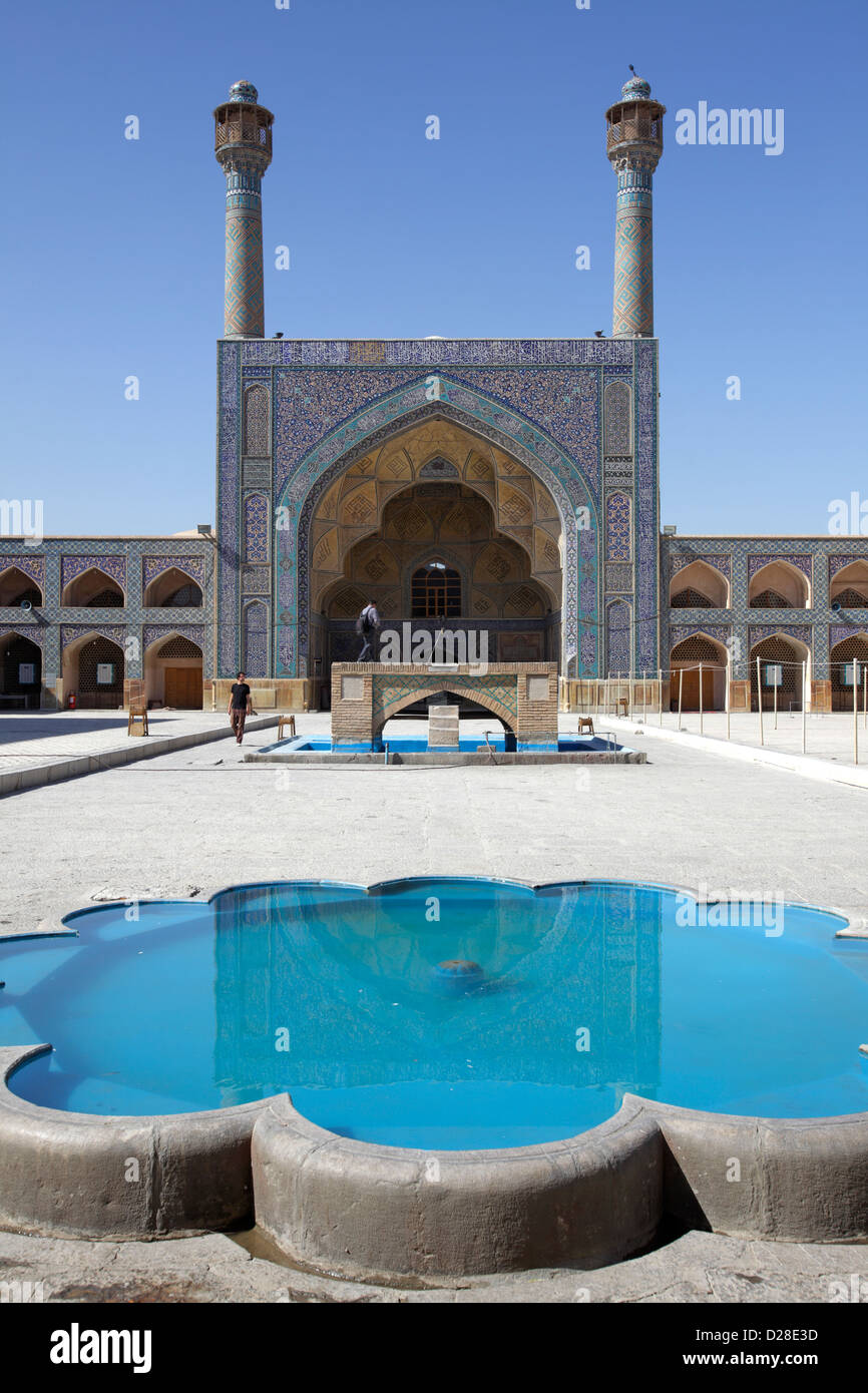 Jameh Moschee, Isfahan, Iran Stockfotografie - Alamy