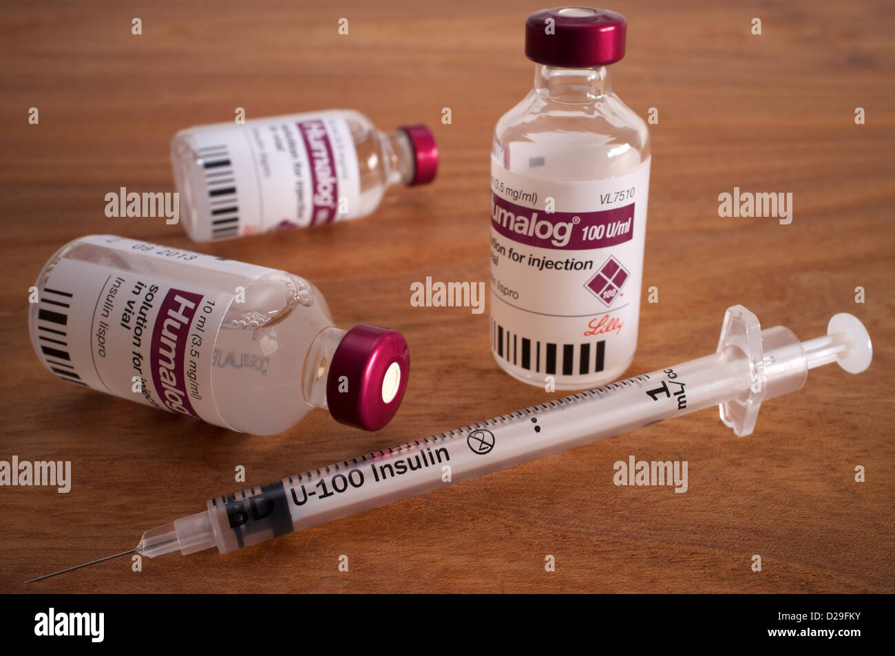Insulin Bottles Stockfotos und -bilder Kaufen - Alamy