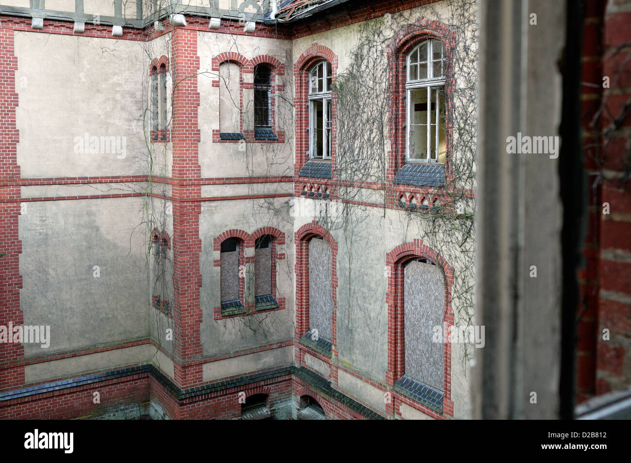 Beelitz Heilstaetten, Deutschland, das ehemalige Sanatorium Beelitz ...