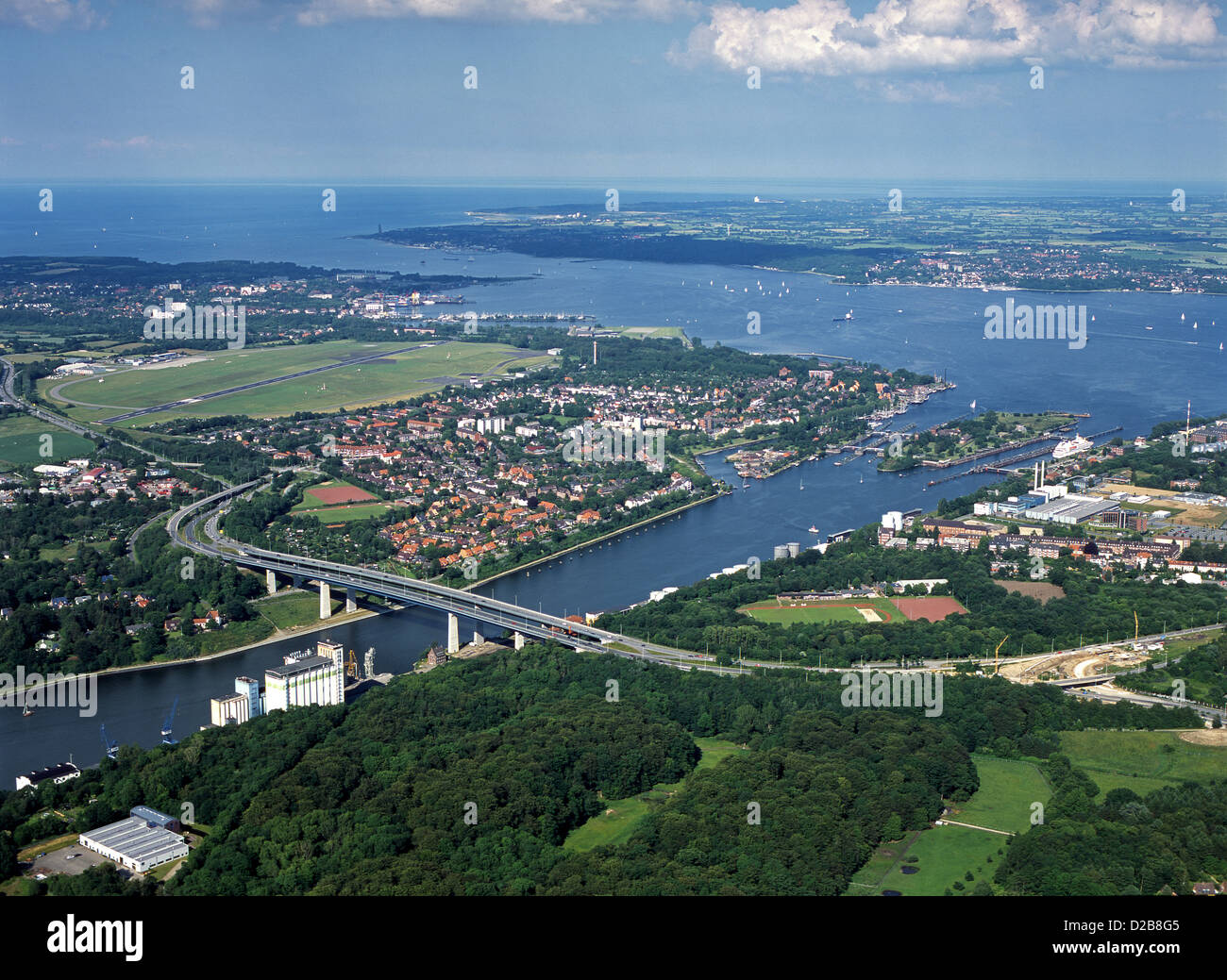 Nord Ostsee Kanal Luftbild Stockfotos und -bilder Kaufen - Alamy