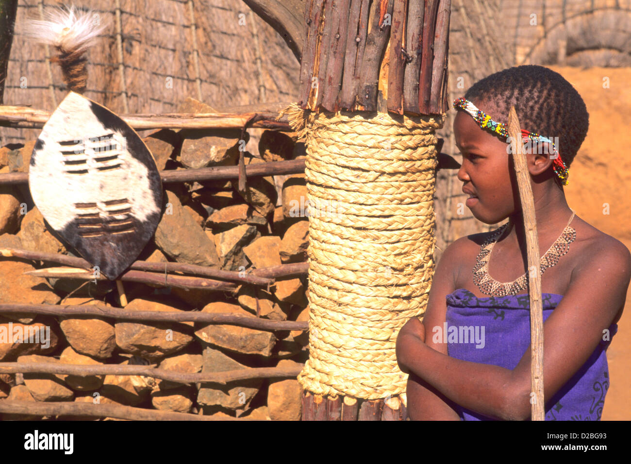 Südafrika Shakaland Center Zulu Mädchen Stockfotografie Alamy