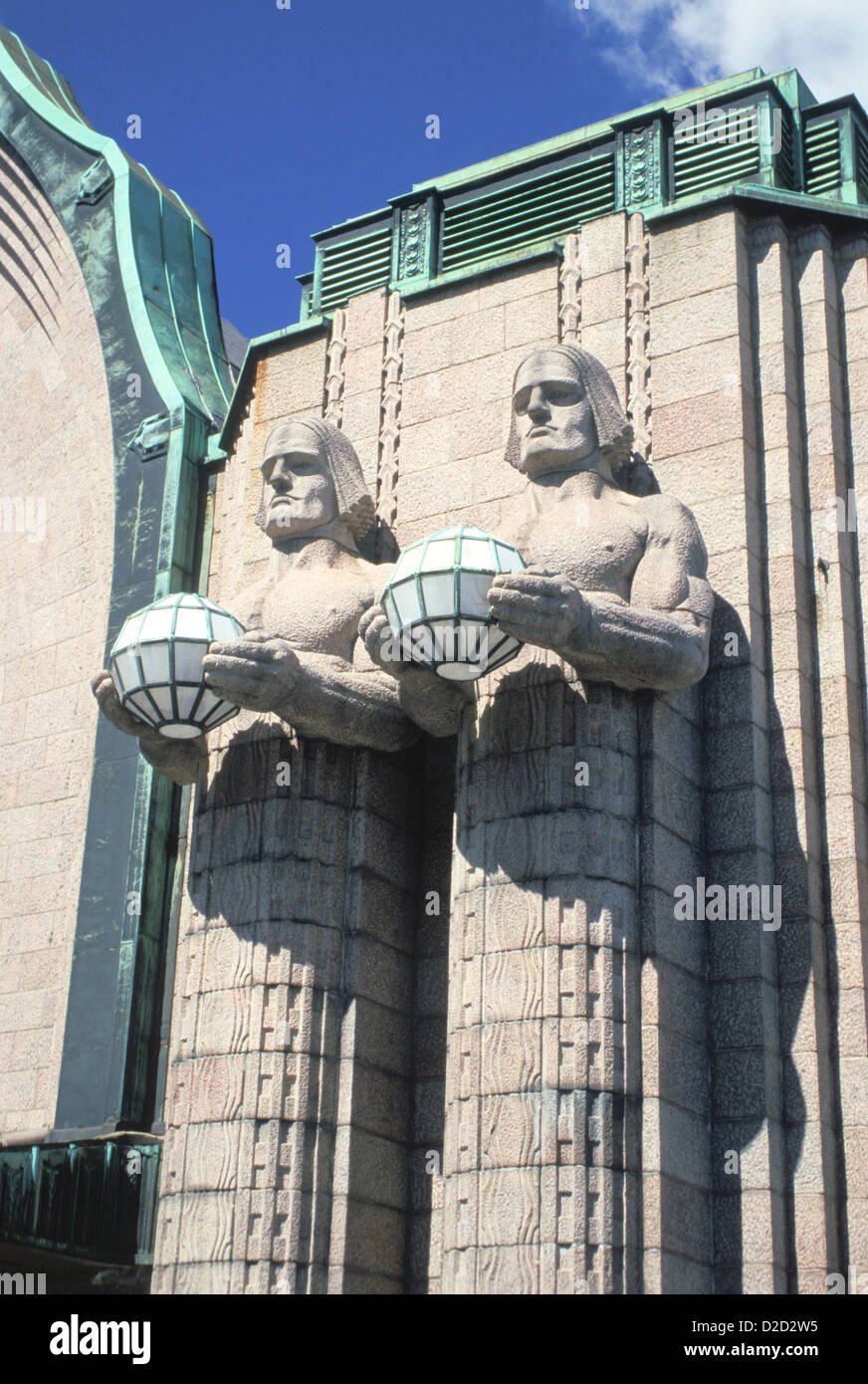 Finnland helsinki facade figures von emil wikstrom -Fotos und ...