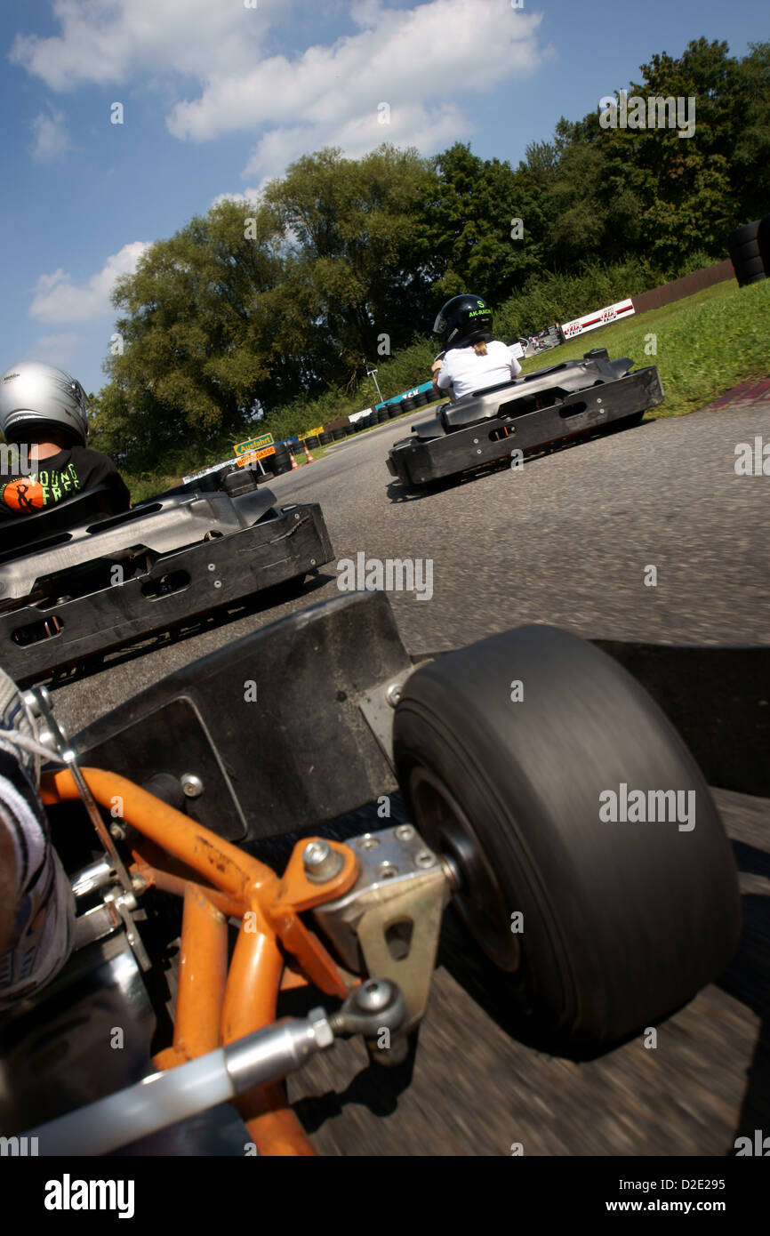 Go Kart Rennen Stockfotos und -bilder Kaufen - Alamy