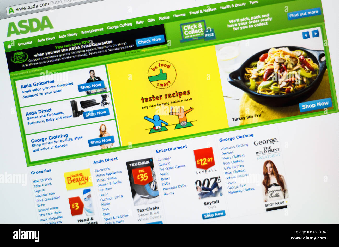 Asda bildschirm Stockfotos und -bilder Kaufen - Alamy