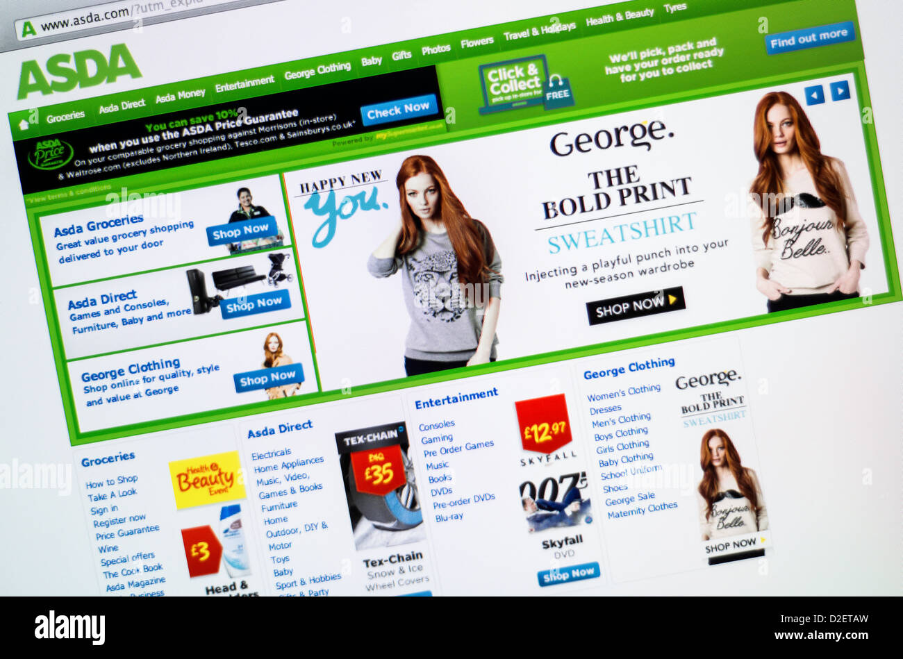 Asda bildschirm Stockfotos und -bilder Kaufen - Alamy