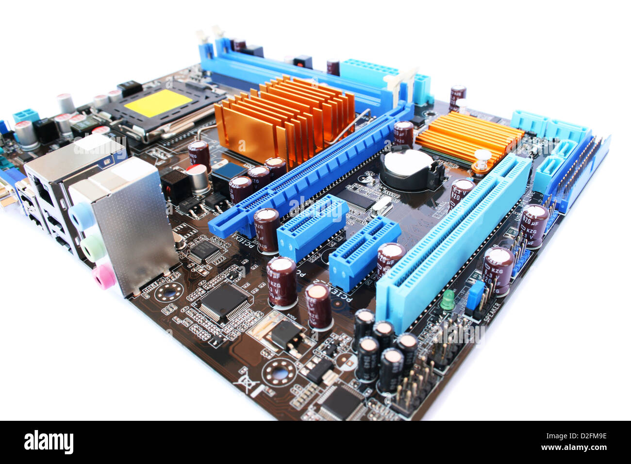 Macro closeup computer pcb motherboard -Fotos und -Bildmaterial in hoher Auflösung – Alamy