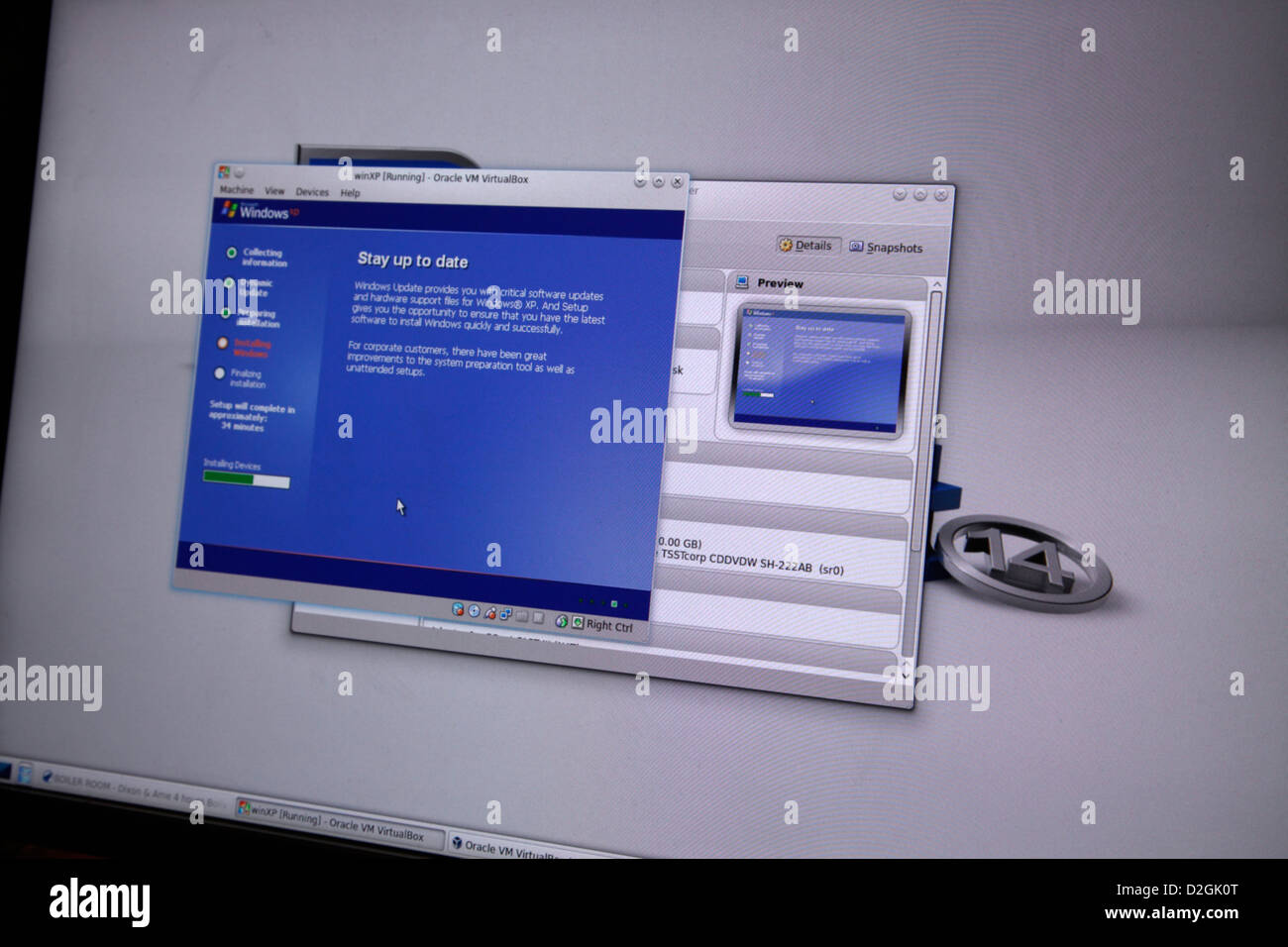 Linux installieren -Fotos und -Bildmaterial in hoher Auflösung – Alamy