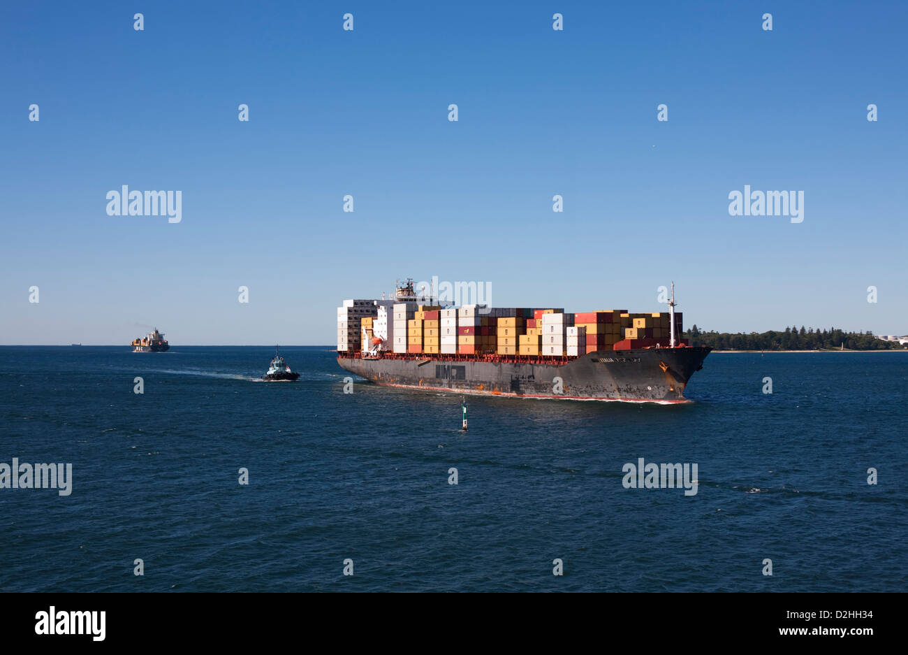 MSC Italia Containerschiff Brotherson Dock Botany Bay Sydney Australia ...
