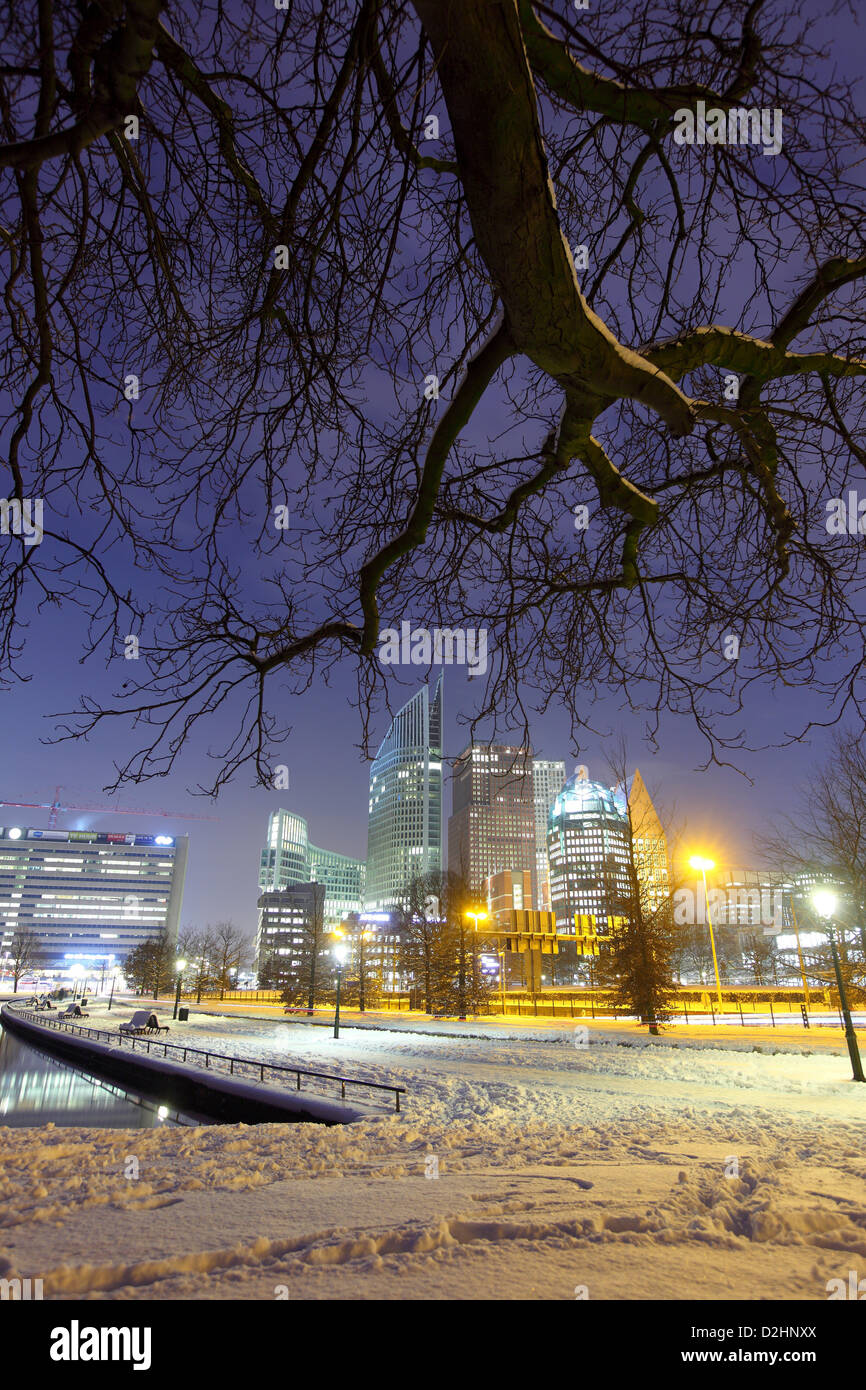 Winter Snow Hague Netherlands Holland Stockfotos und -bilder Kaufen - Alamy