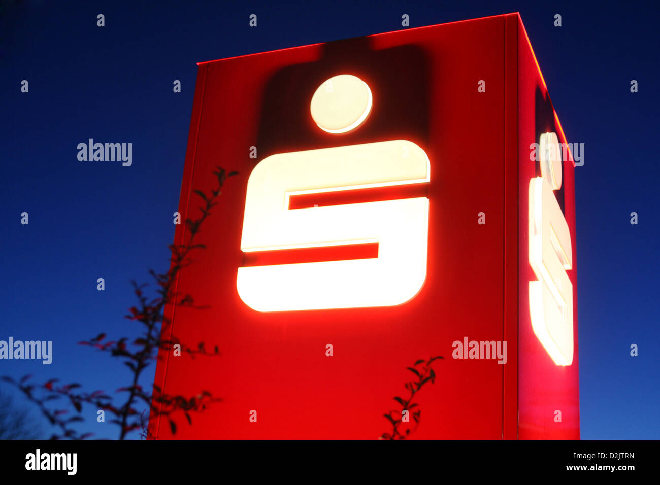 Berlin, Deutschland, die Sparkasse Logo Stockfotografie - Alamy