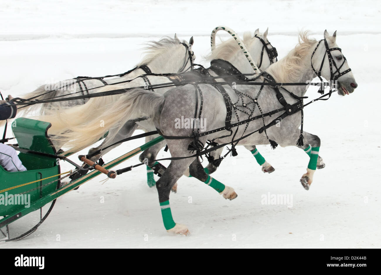 Russian Troika Stockfotos und -bilder Kaufen - Alamy