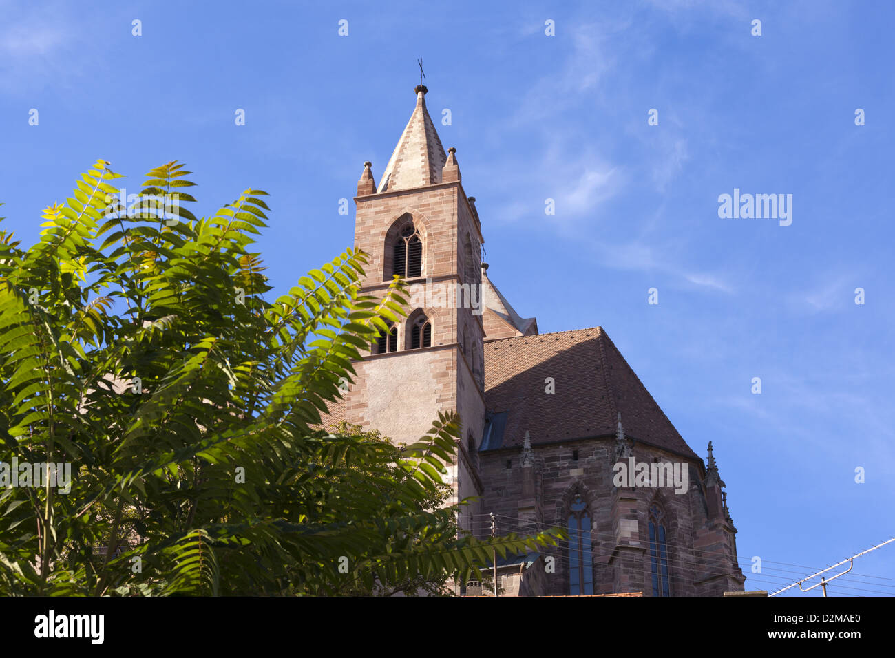 Ansichten von Breisach Stephan Kathedrale in Breisach. Stadtansicht Mit ...