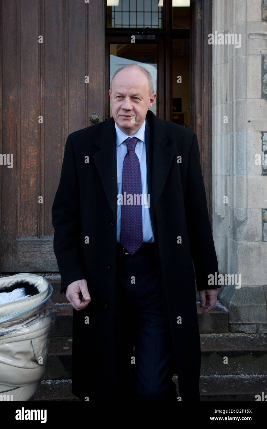 Damian Green MP, Minister für Polizei und Kriminelle Gerechtigkeit. Er ...