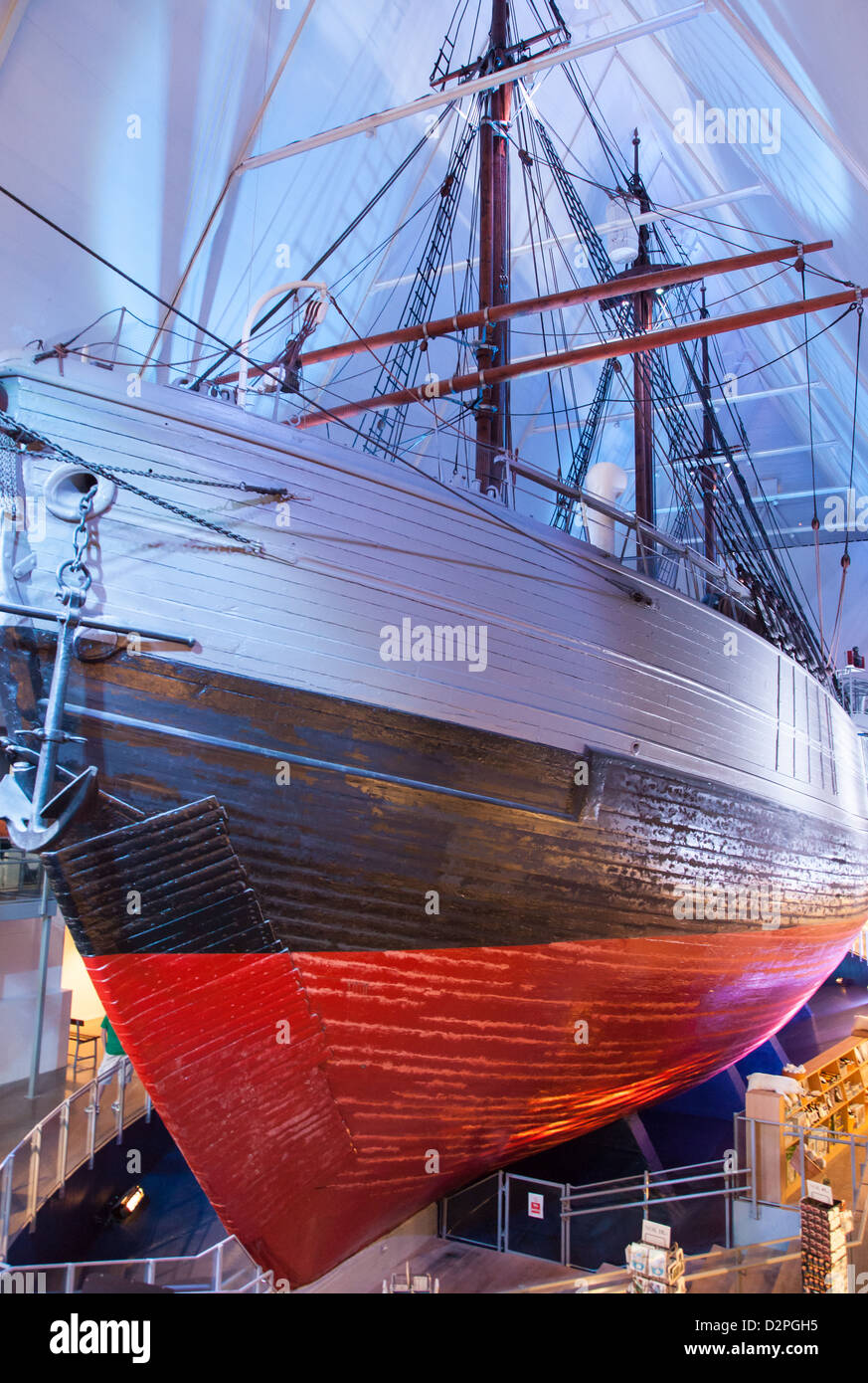 Das Fram-Museum in Oslo Norwegen beherbergt das Fram-polar-Expedition ...