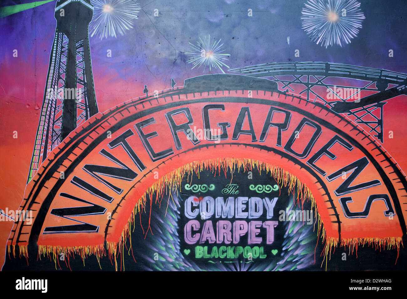 Blackpool Winter Stockfotos und -bilder Kaufen - Alamy