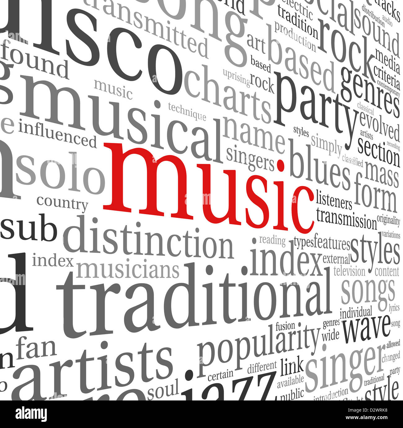 Pop music word cloud concept -Fotos und -Bildmaterial in hoher ...