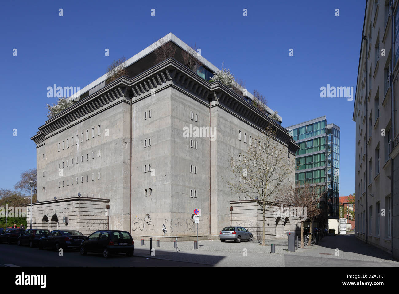 Berlin, Deutschland, die Kunst von Christian Boros Bunker in ...