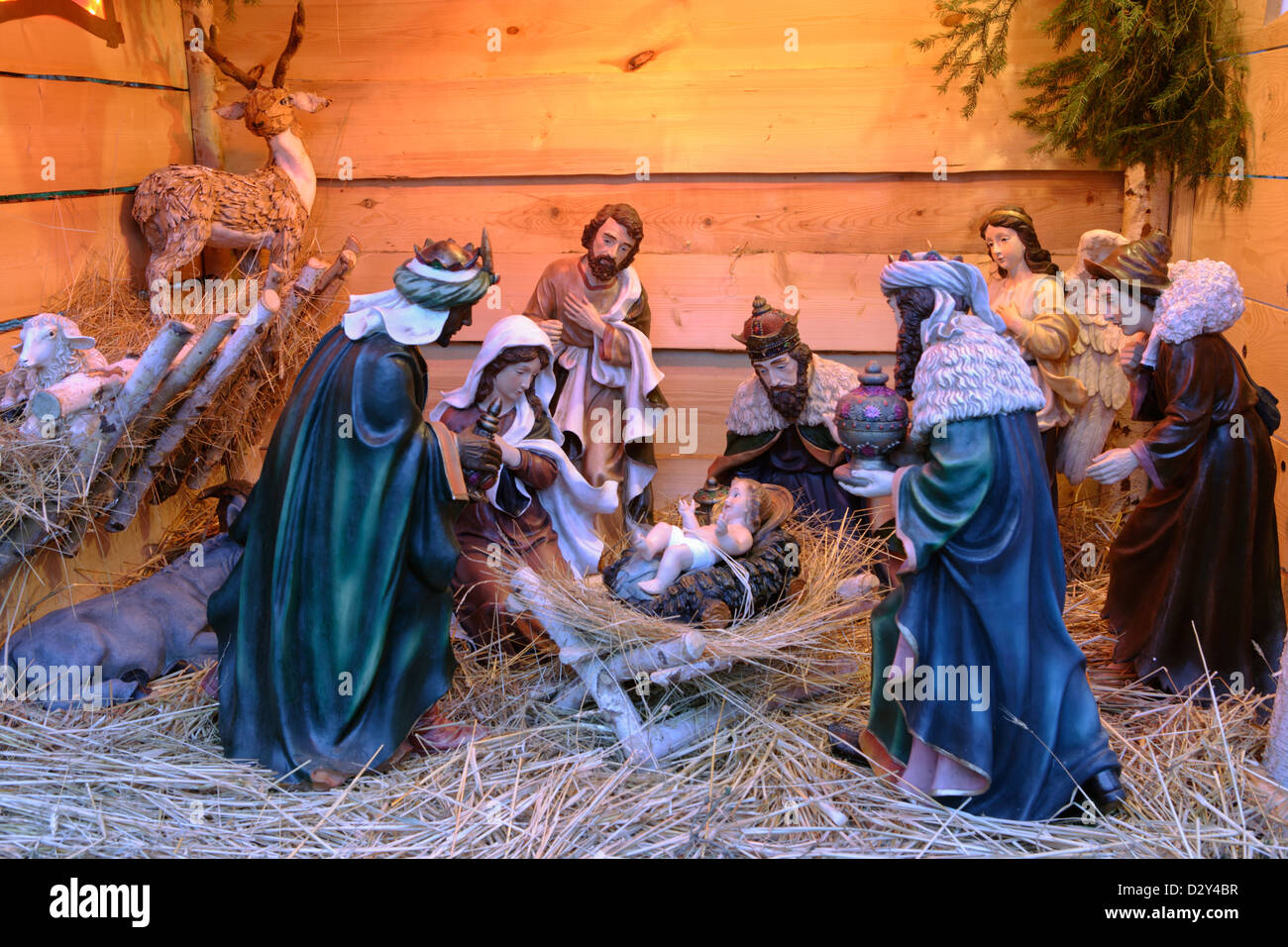 Bethlehem Kinderkrippe Stockfotos und -bilder Kaufen - Alamy