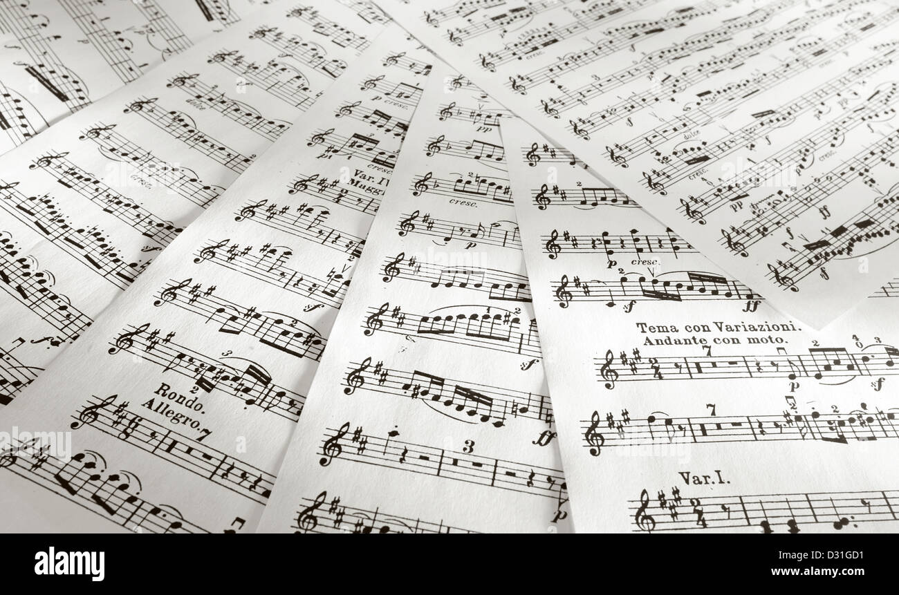 Musik notes -Fotos und -Bildmaterial in hoher Auflösung – Alamy